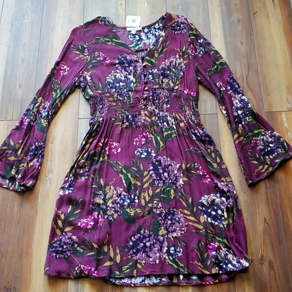 Gilli | Dresses | Gilli Long Sleeve Floral Dress | Poshmark